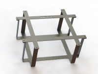 Fuel Cell Cage - 12 Gallon - Fuel/Oil/Plumbing - TOBY Race Products