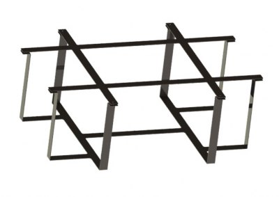 Fuel Cell Cage - 15 Gallon - Fuel/Oil/Plumbing - TOBY Race Products